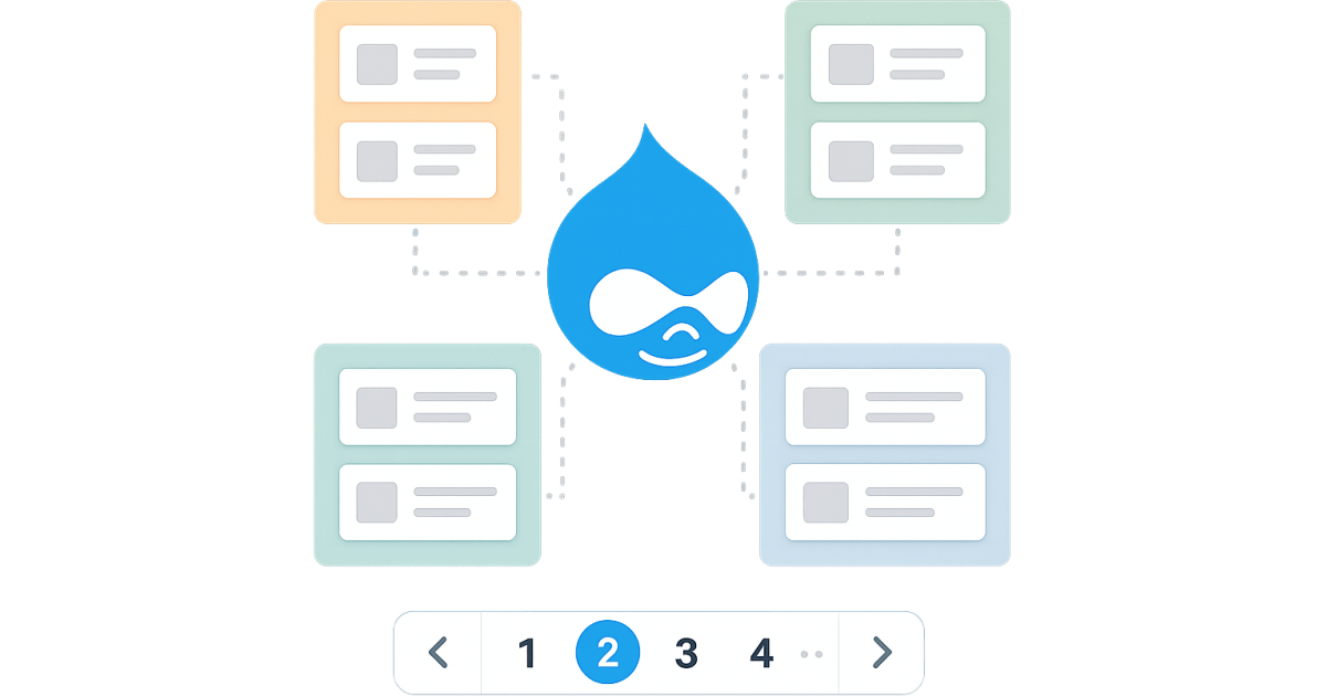 Paginate a grouped Drupal view | gbyte